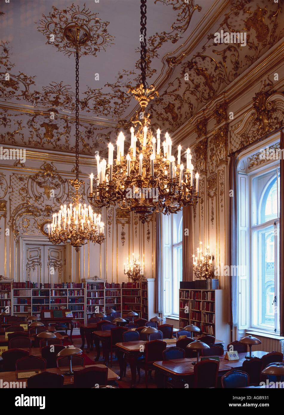 The neo Rococo Municipal Szabo Ervin Library 1887 a public lending ...