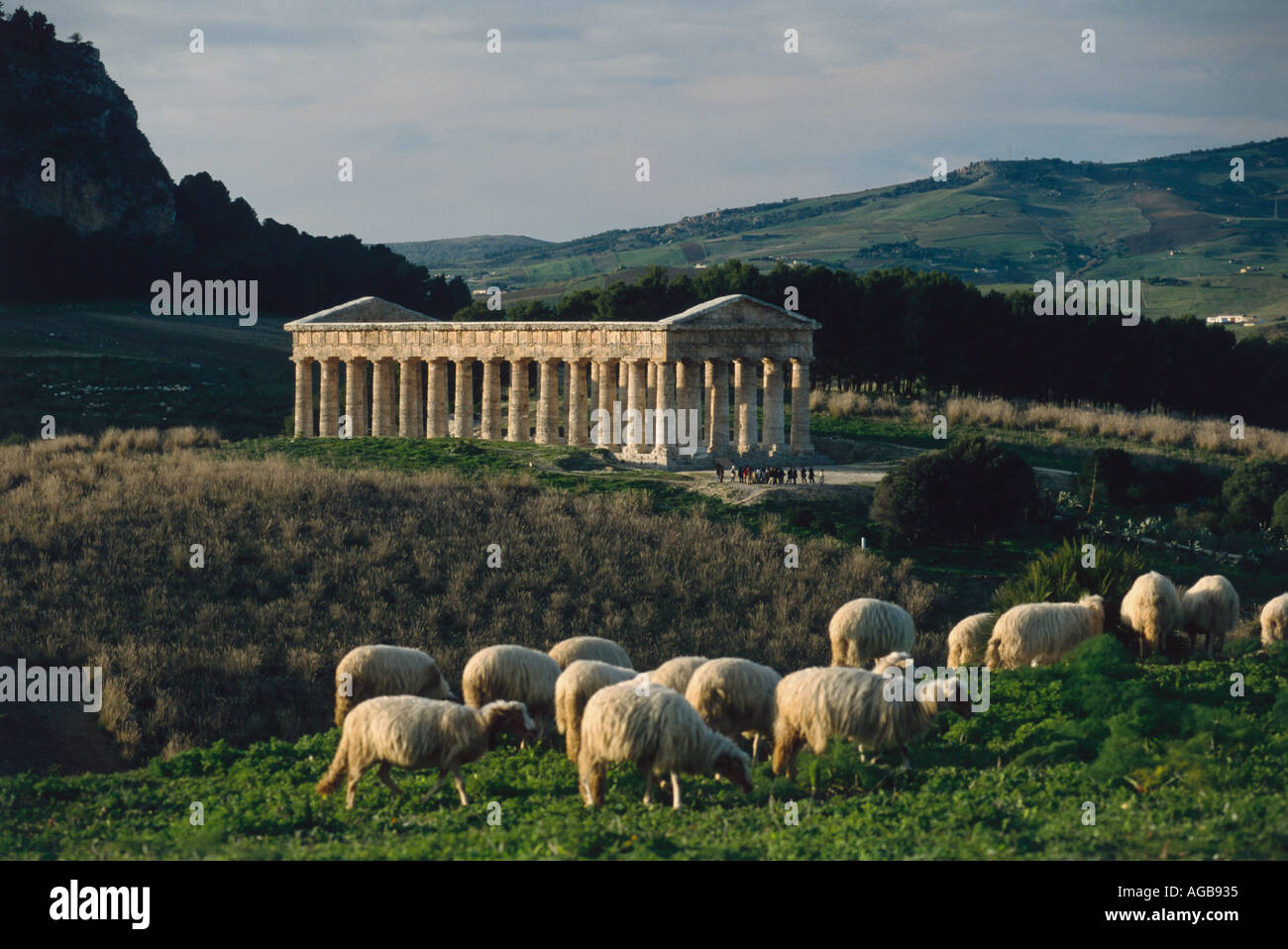 Segesta The Temple was probably built by a Greek architect in about 420 ...