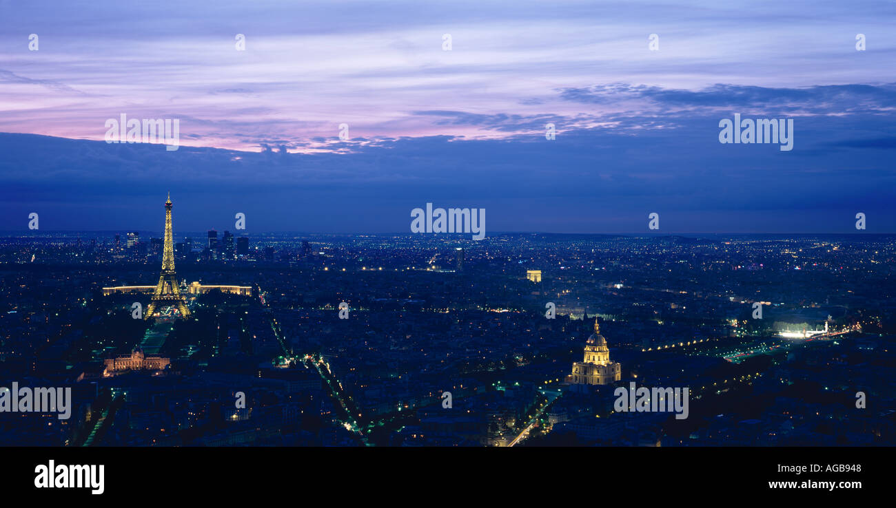Eiffel tower overhead paris france hi-res stock photography and images ...