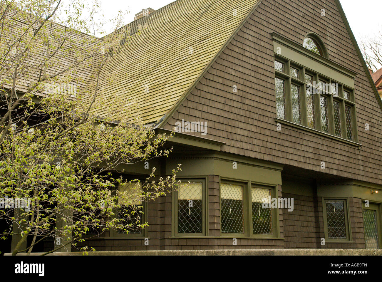 Frank Lloyd Wright Home Studio Oak Park Illinois Stock Photo - Alamy