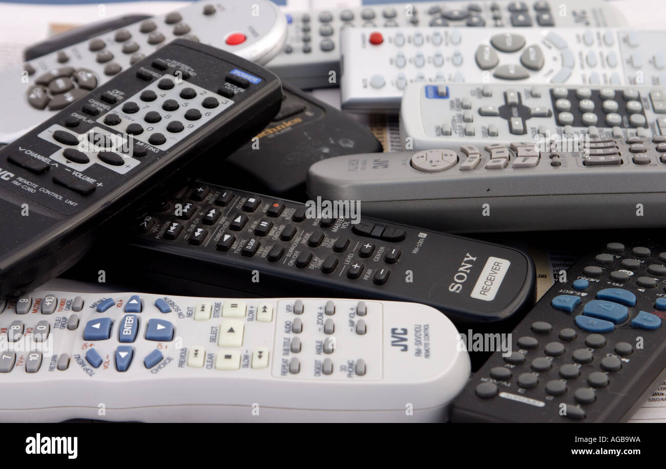Remote control confusion hi-res stock photography and images - Alamy