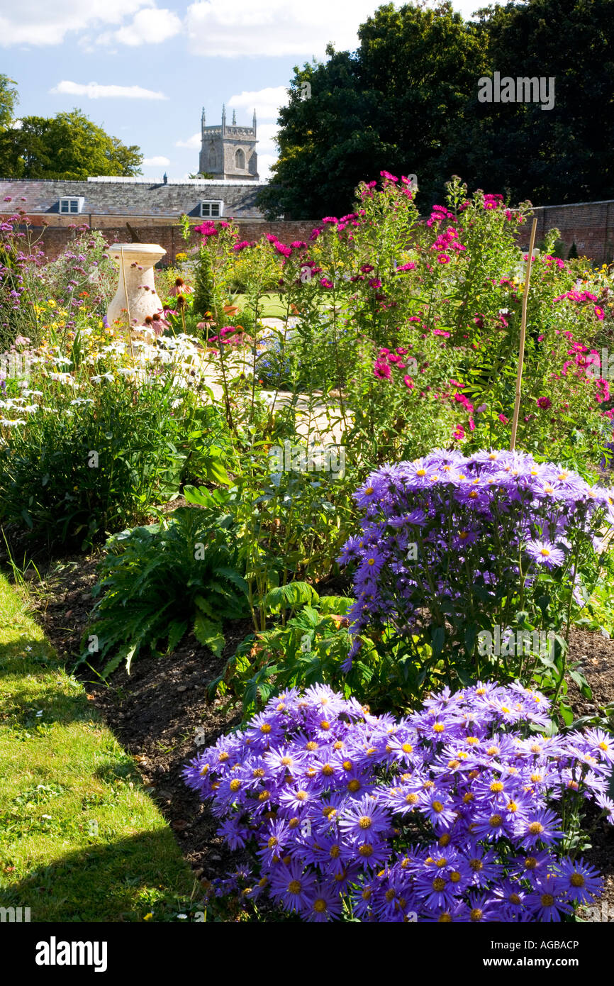 The Walled Garden at Lydiard Park, Swindon, Wiltshire, UK, England with ...
