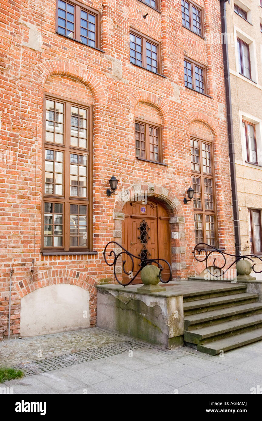 Entrance to Elblag library Stock Photo - Alamy