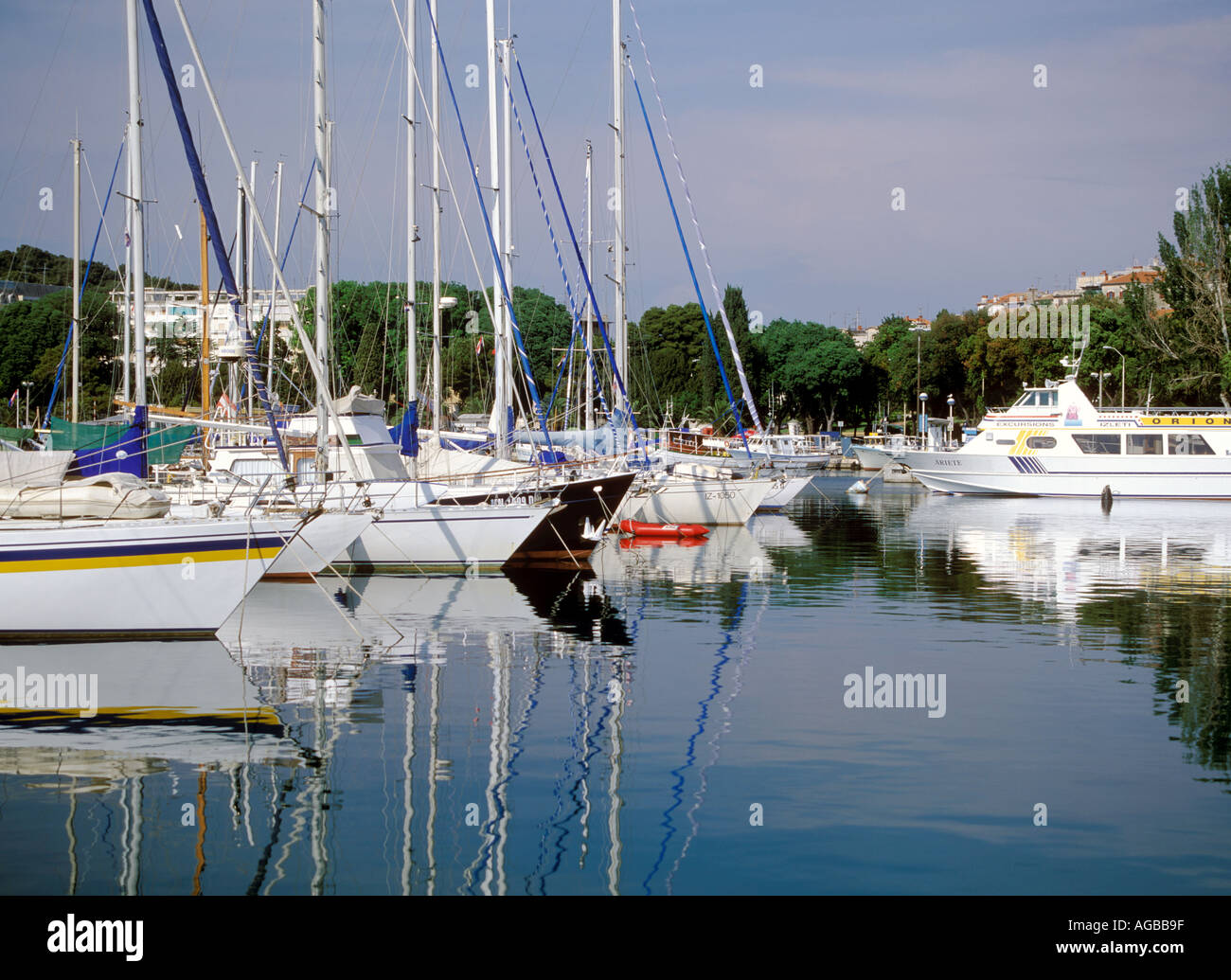Croatia Istria Pula Harbour Stock Photo - Alamy