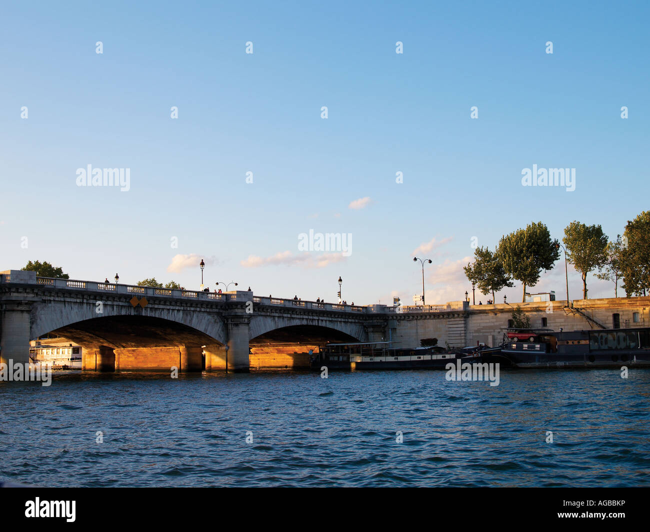 Bridge Over Seine River Stock Photo - Alamy