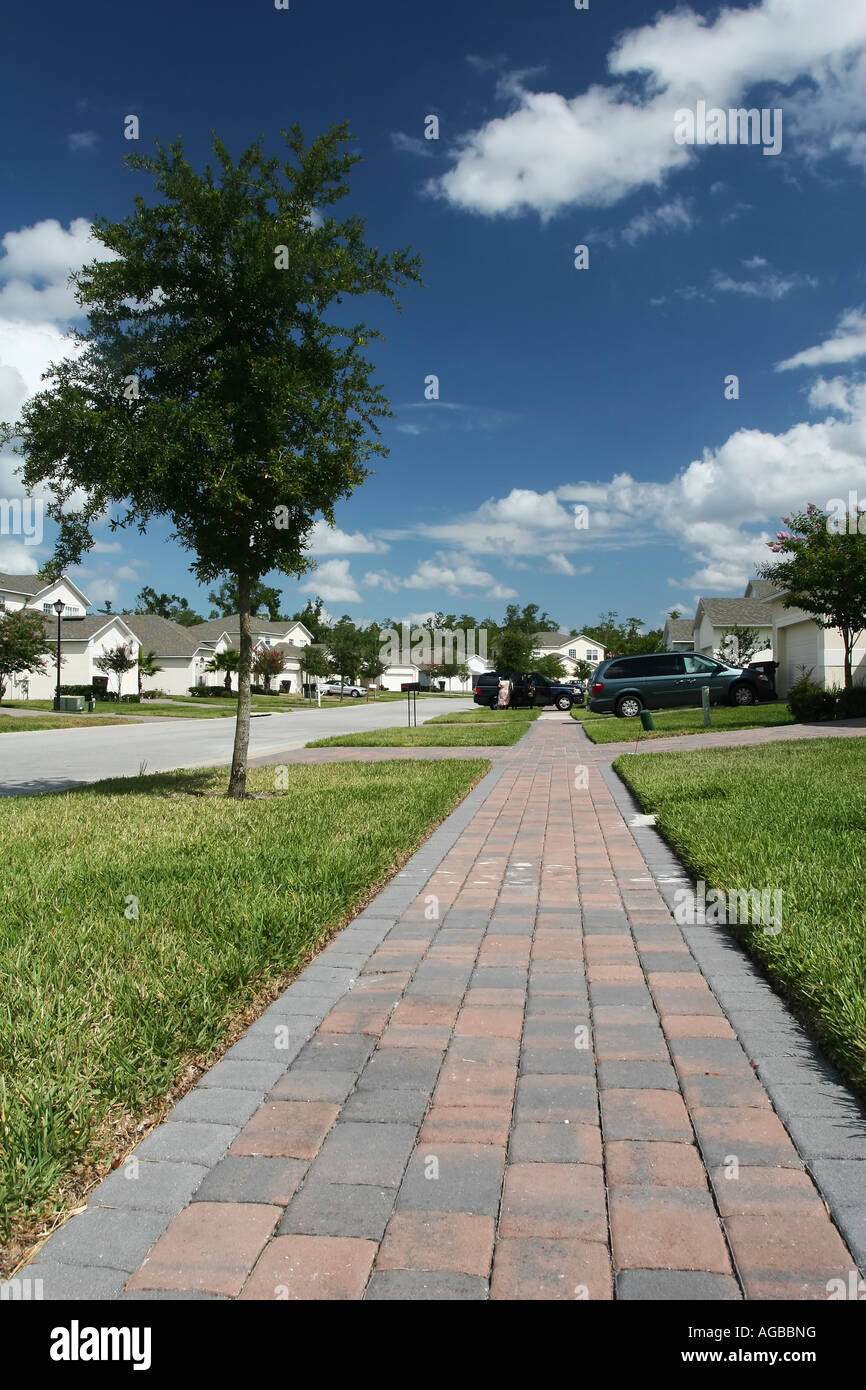 A urban streetscene in america Stock Photo - Alamy
