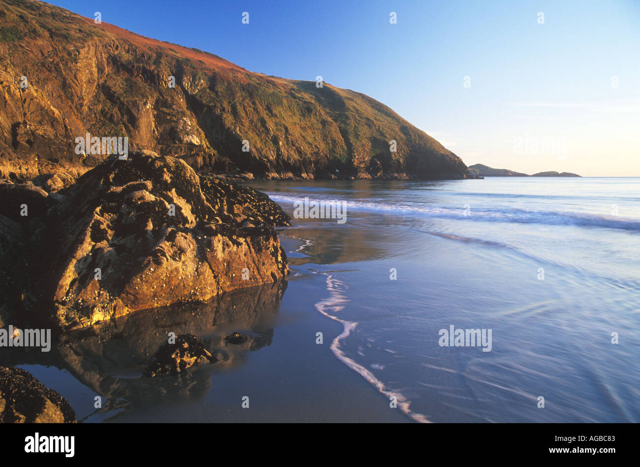 Aberdaron Beach Lleyn Peninsula Gwynedd Wales UK 47011DN Stock Photo ...