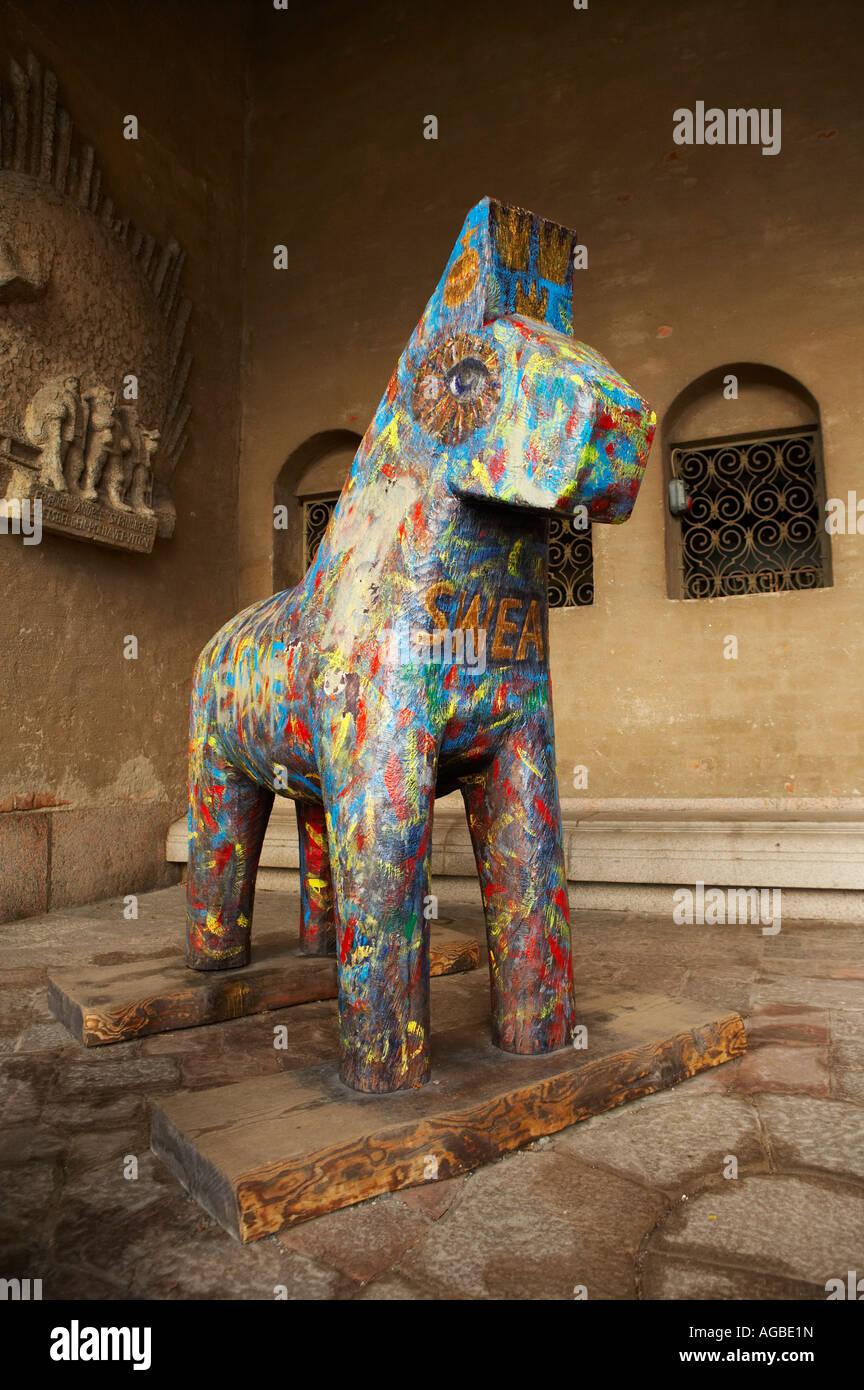 Dala Horse, Sweden Stock Photo - Alamy