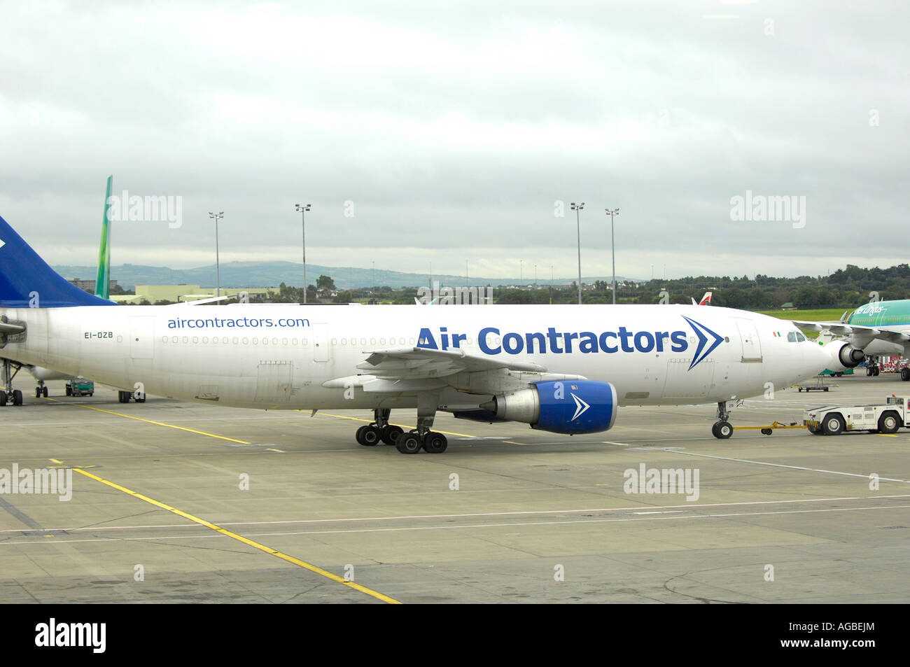 Air Contractors Jet in Dublin, Ireland Stock Photo - Alamy