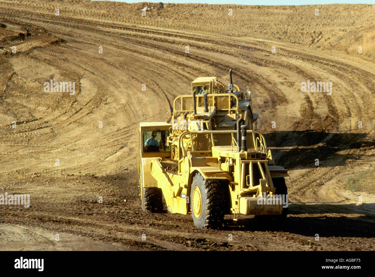 Earthmoving scraper hi-res stock photography and images - Alamy