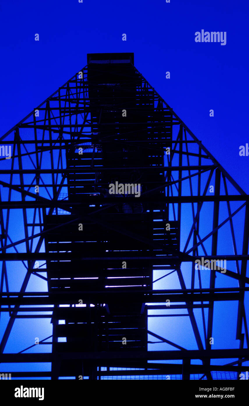 Forest fire watch tower Stock Photo - Alamy