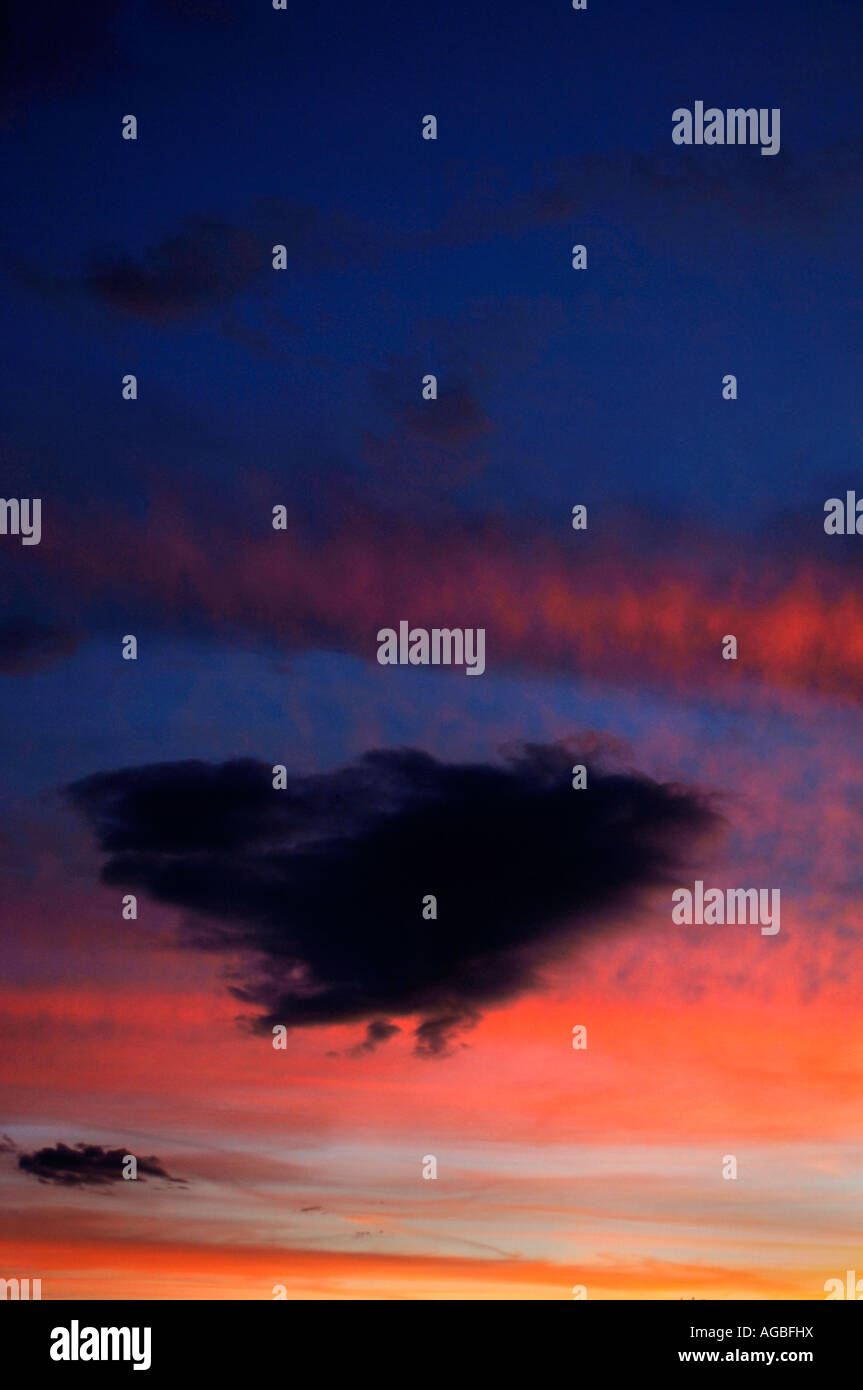 Abstract Evening Sky Stock Photo - Alamy