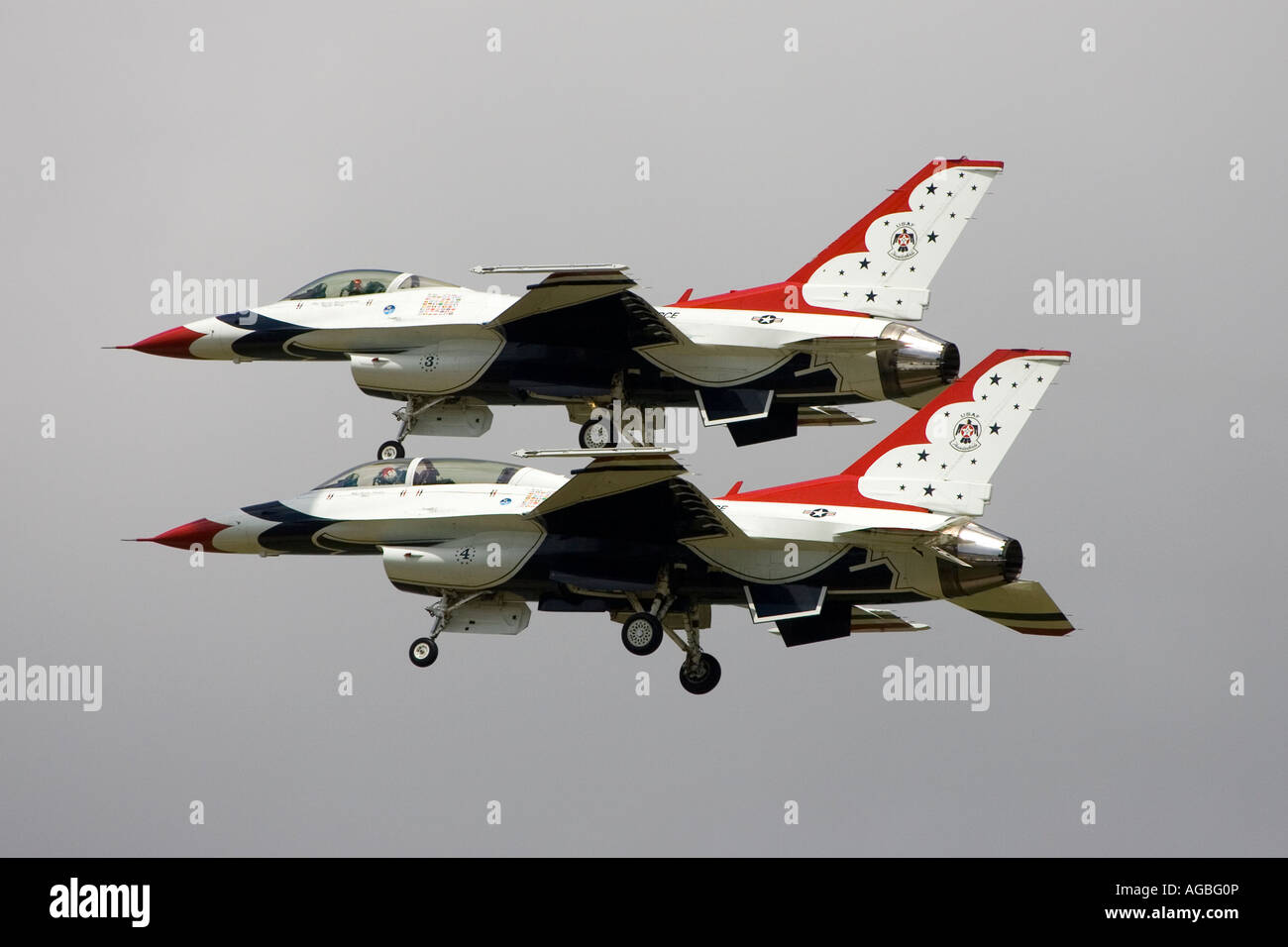 The Thunderbirds US USAF Air Force Acrobatic Team Stock Photo - Alamy