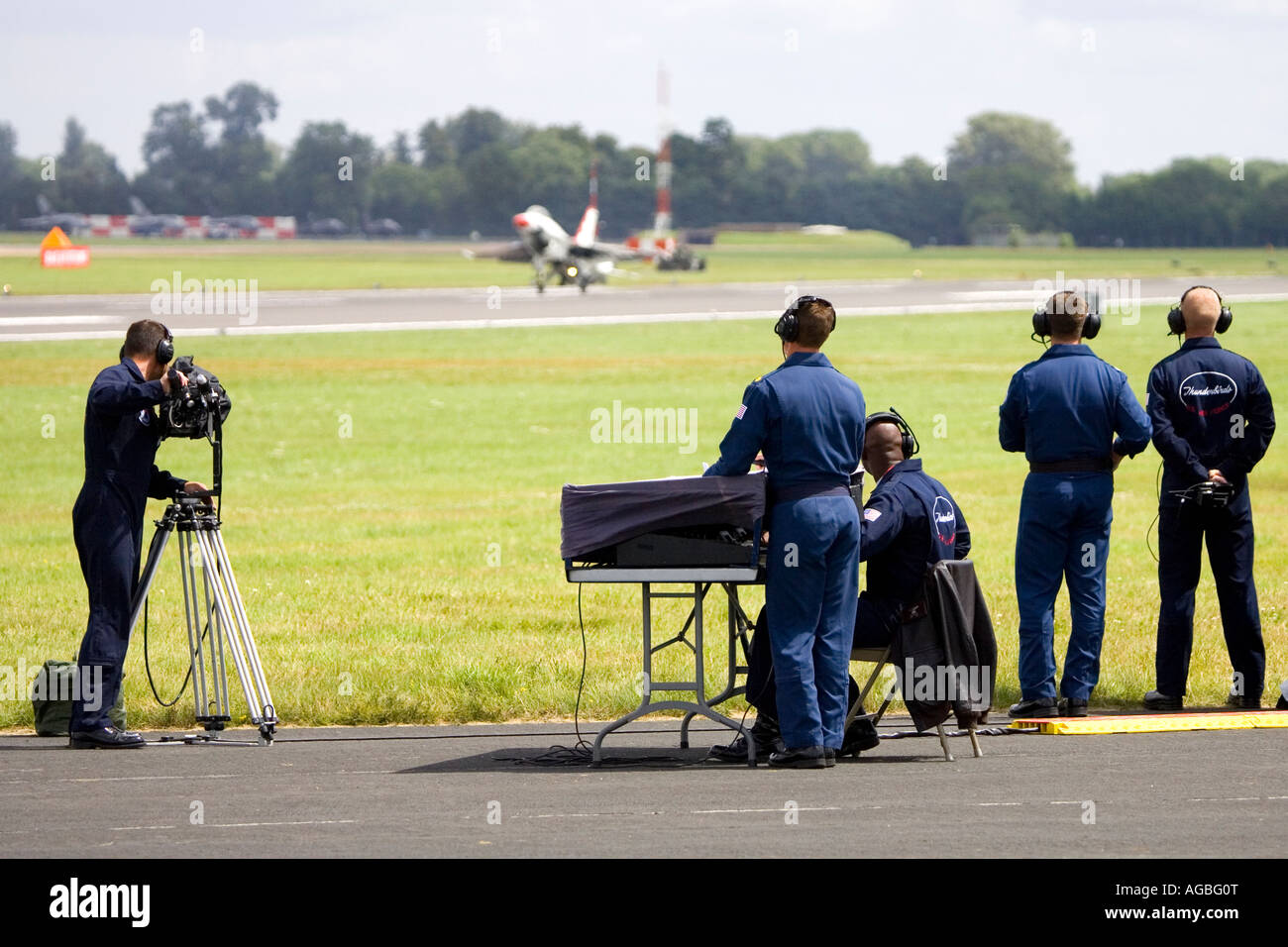 Thunderbirds ground crew hi-res stock photography and images - Alamy