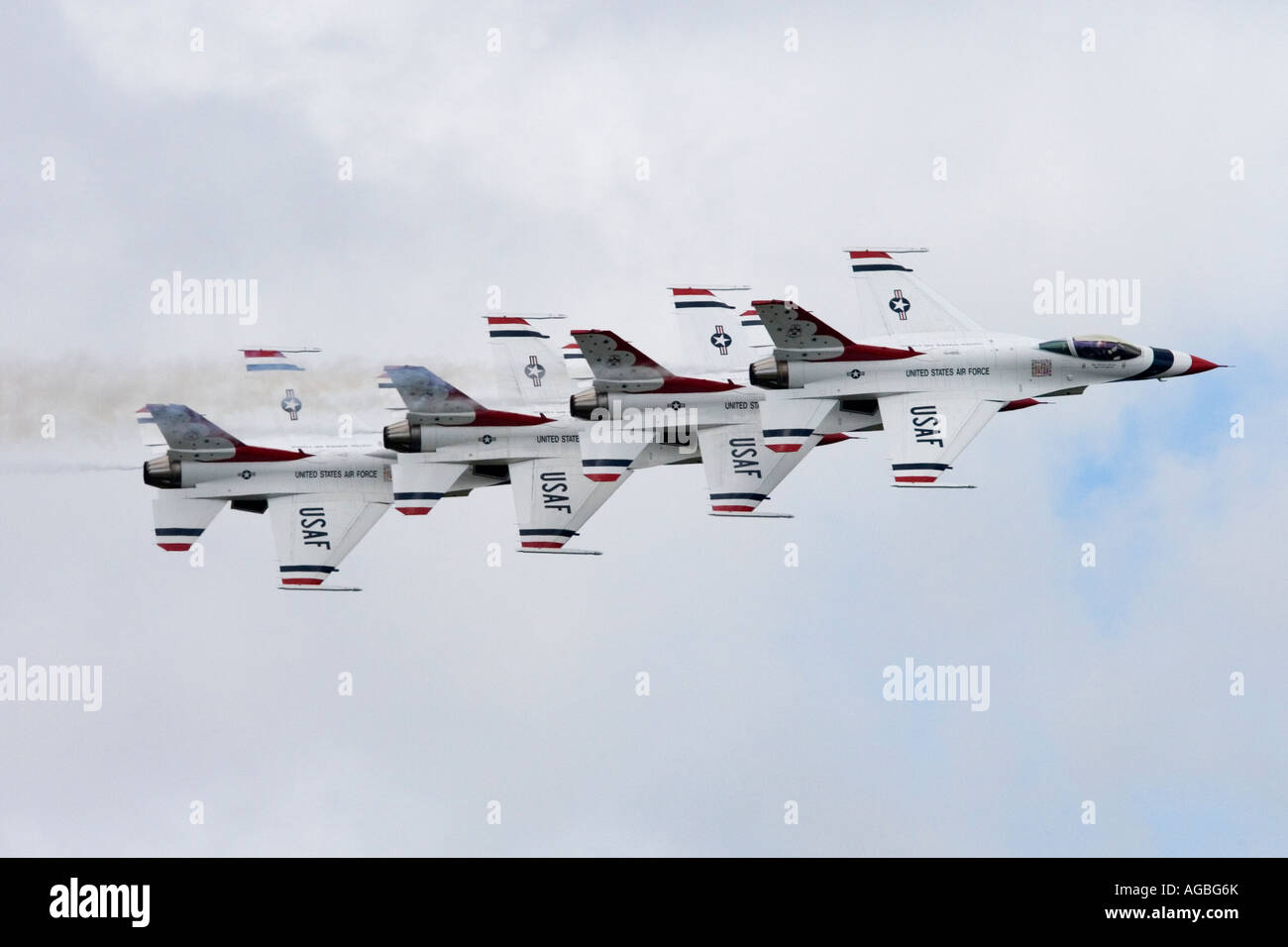 The Thunderbirds US USAF Air Force Acrobatic Team Stock Photo - Alamy