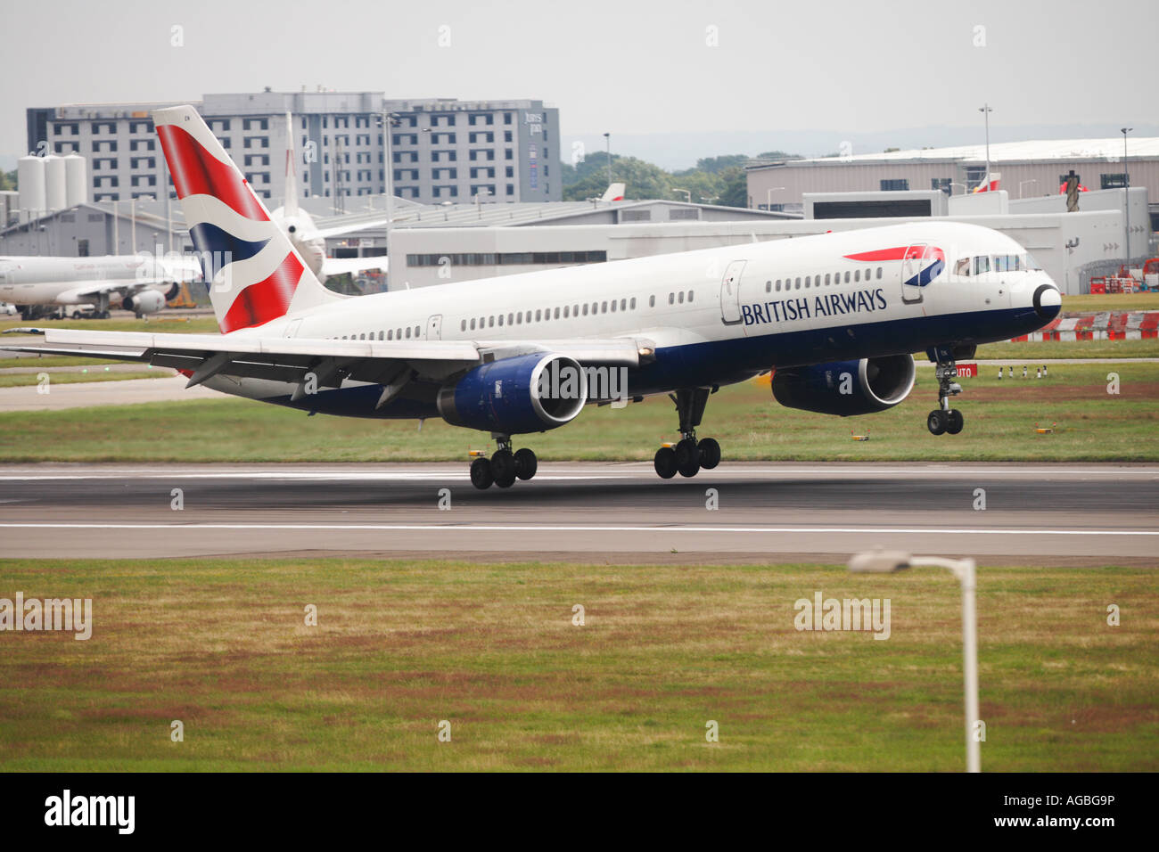 Commercial civil aviation British Airways BA Boeing 757 at London ...