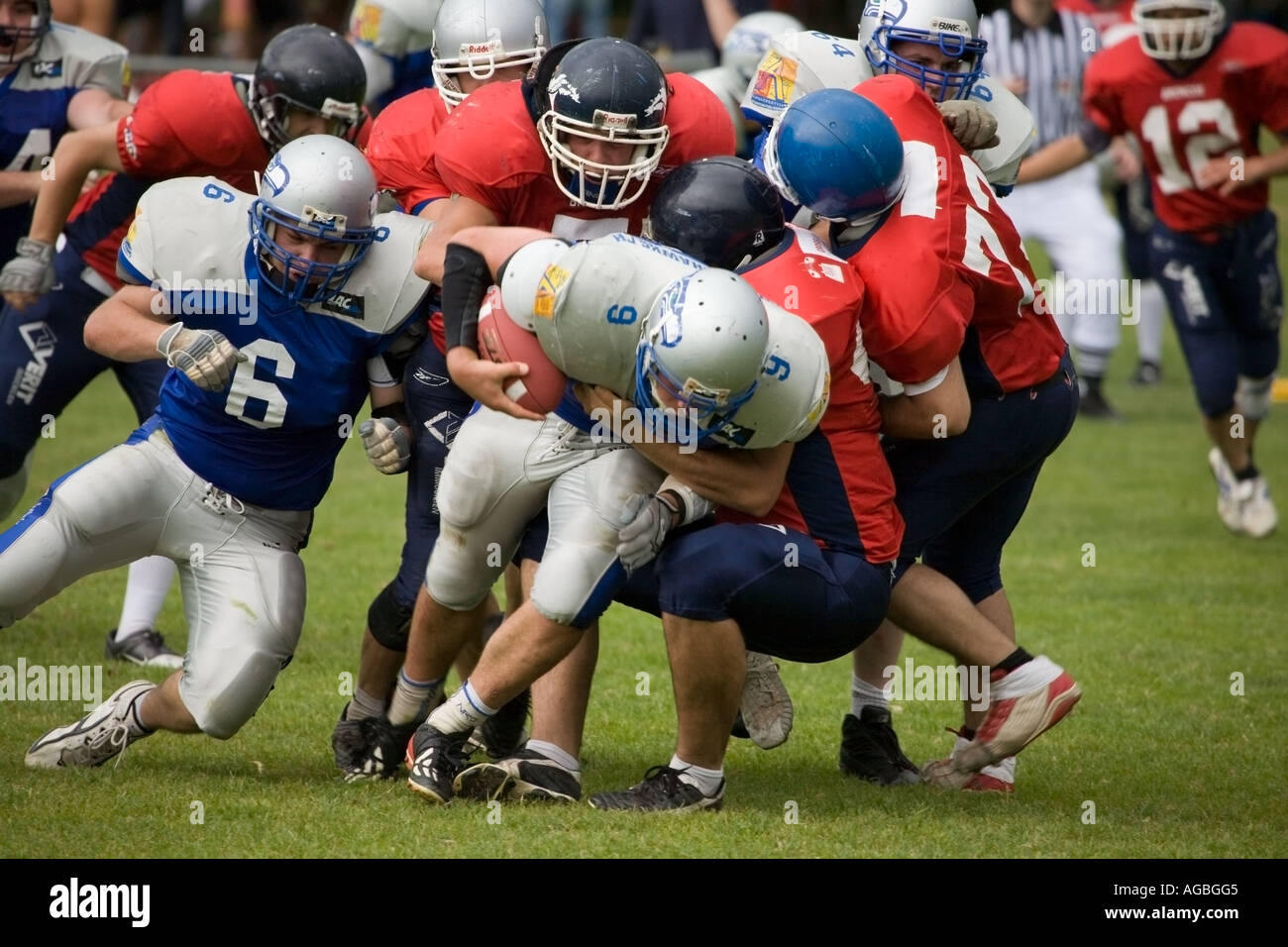American football first league in geneva Stock Photo - Alamy