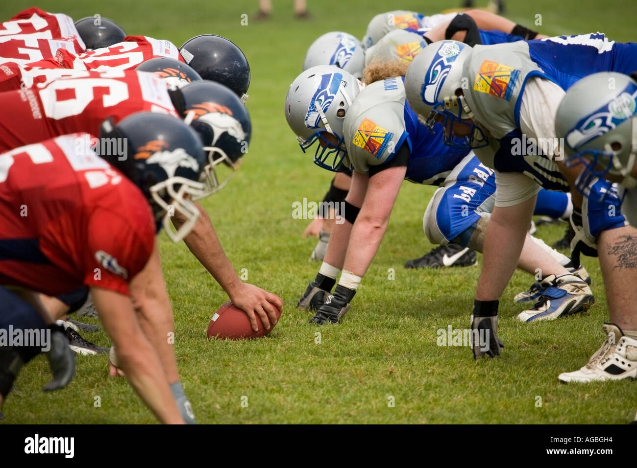 American football first league in geneva Stock Photo - Alamy