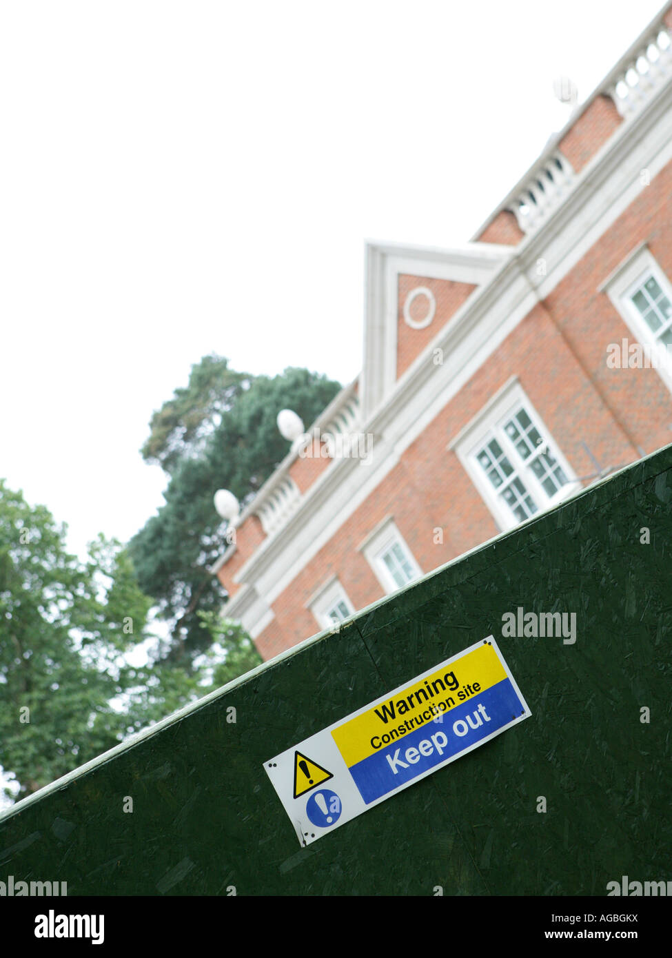 Mansion Home house large grand millionaire building site Stock Photo ...