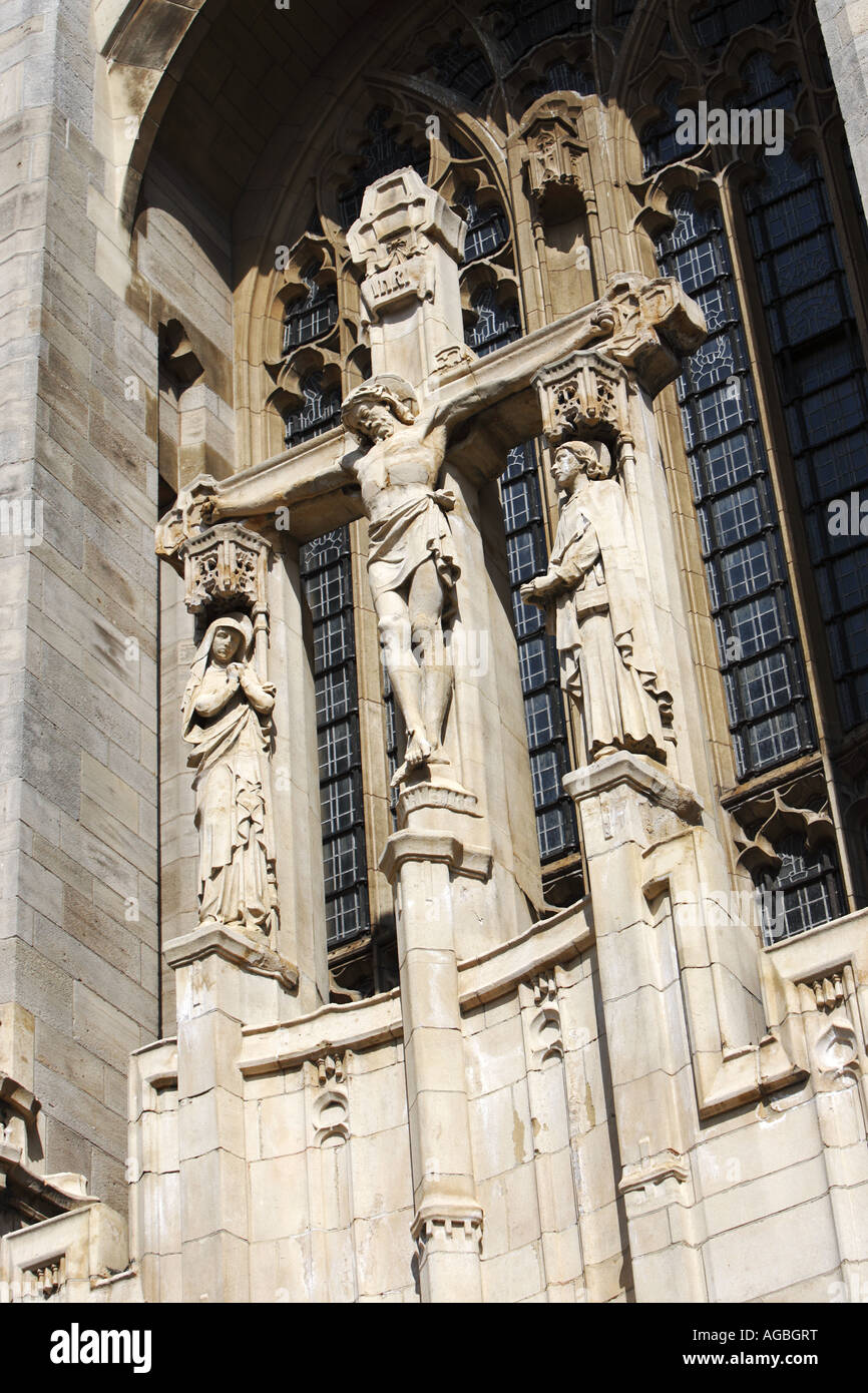 Architectural place of worship Statue of Christ on the Cross St. Annes ...