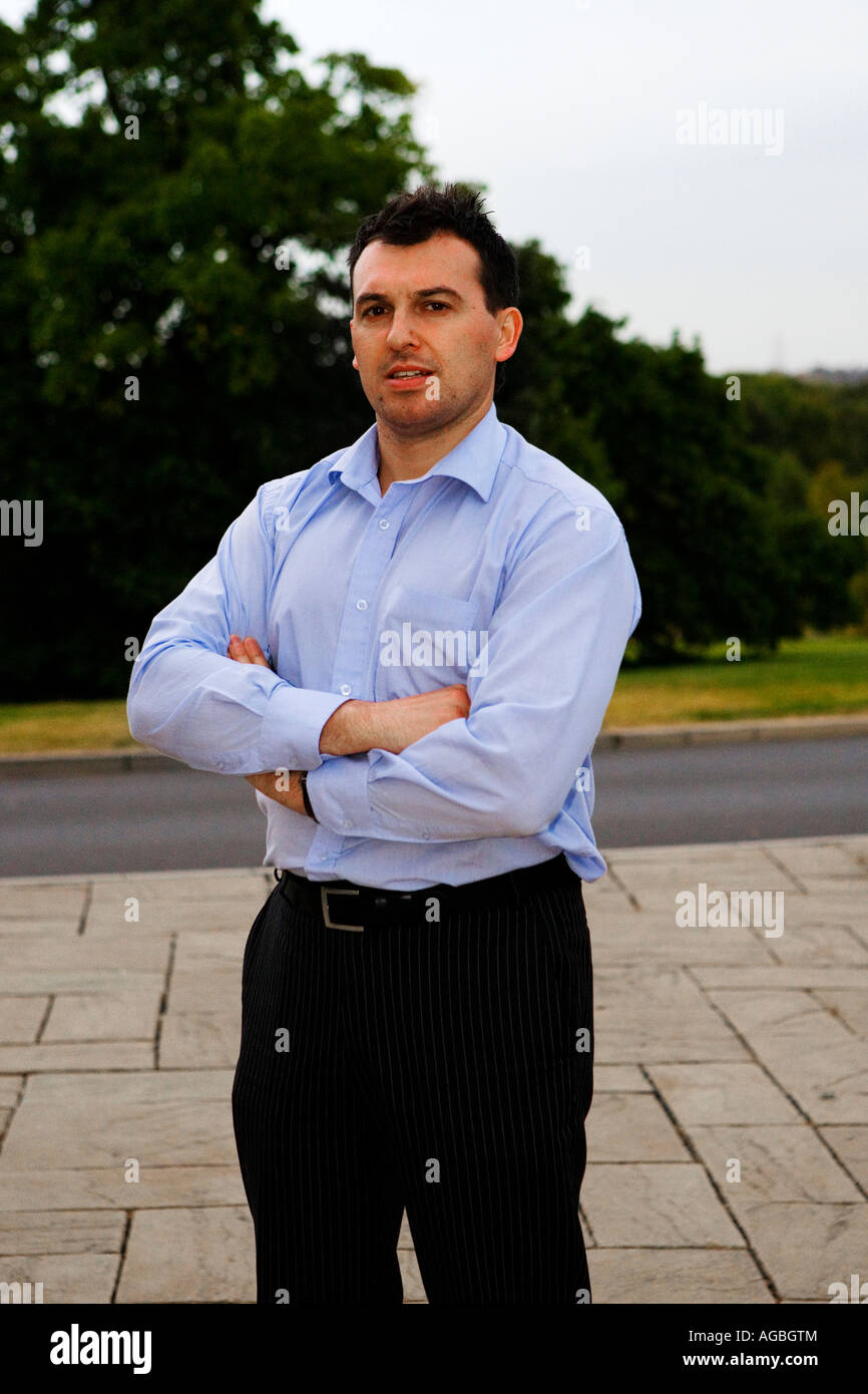 Man folding his arms hi-res stock photography and images - Alamy