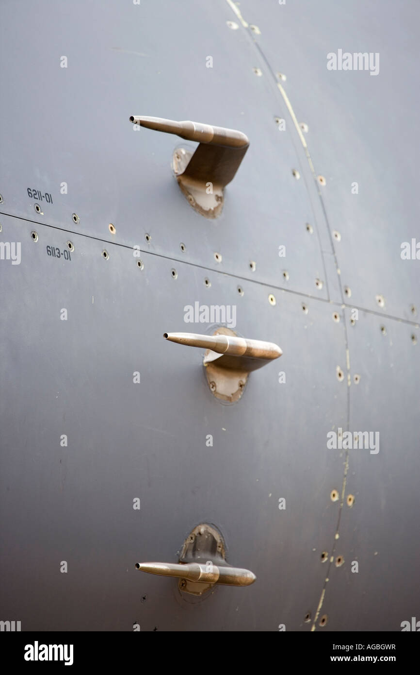 Air sensors close up on military aircraft Stock Photo - Alamy