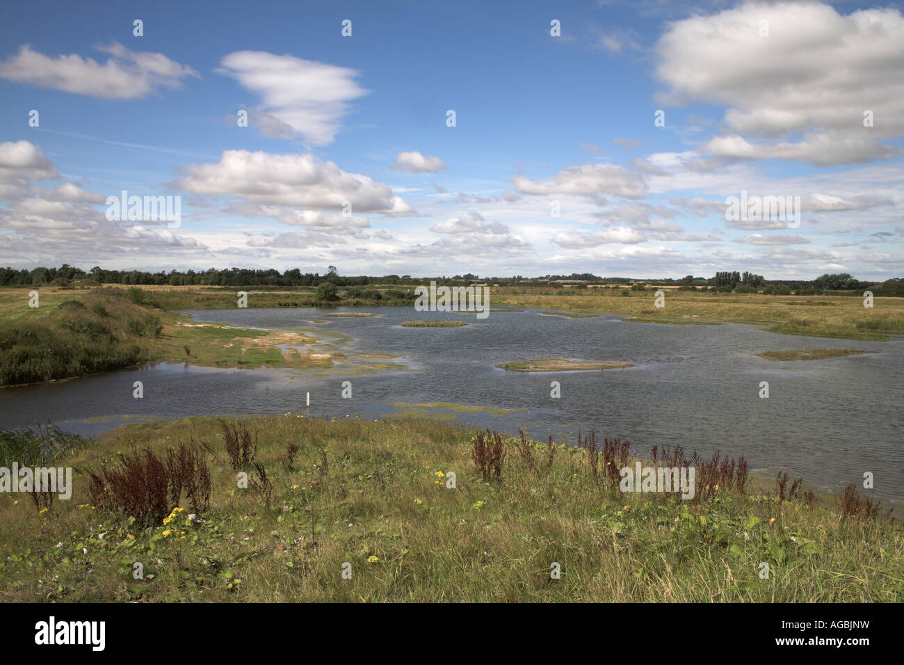 View across lagoons @ the Yorkshire Wildlife Trust's North Cave Nature ...