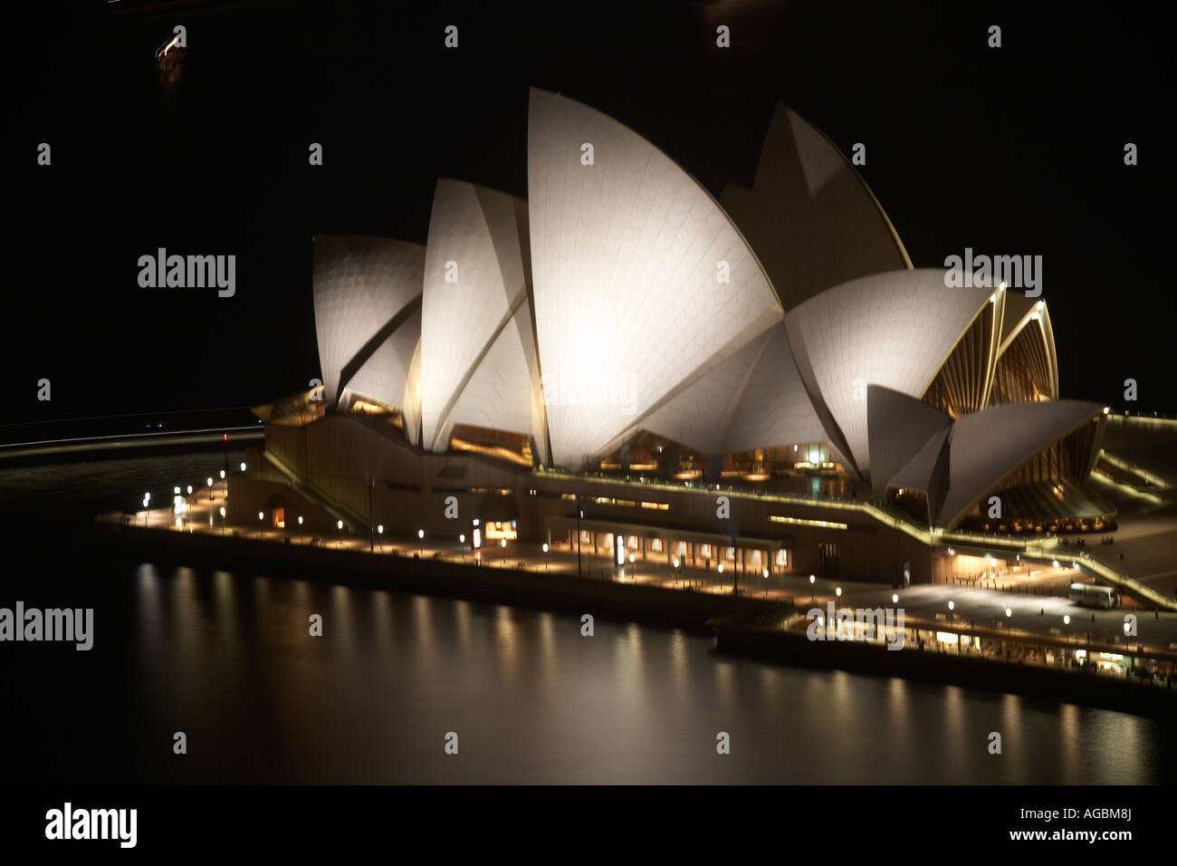 Sydney opera house night aerial hi-res stock photography and images - Alamy