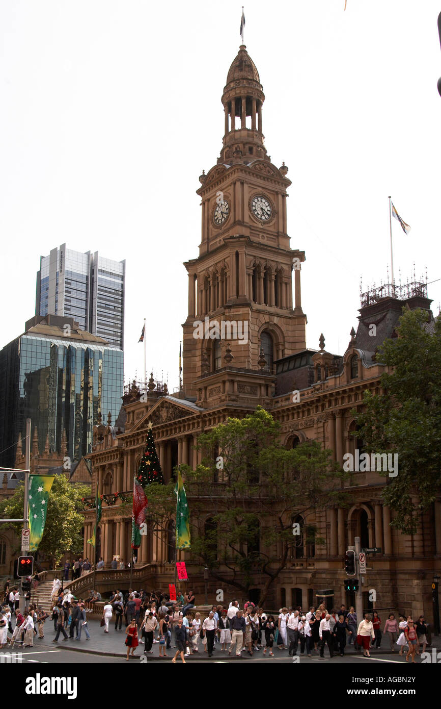 Town Hall in Sydney New South Wales NSW Australia Stock Photo - Alamy