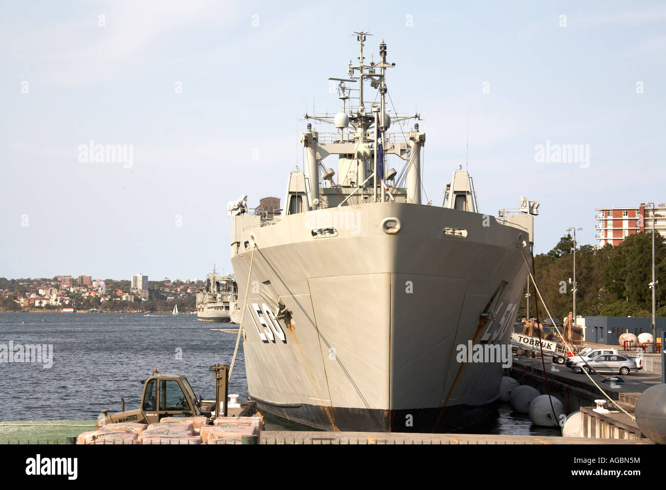 Warship in Woolloomooloo bay in Sydney New South Wales NSW Australia ...