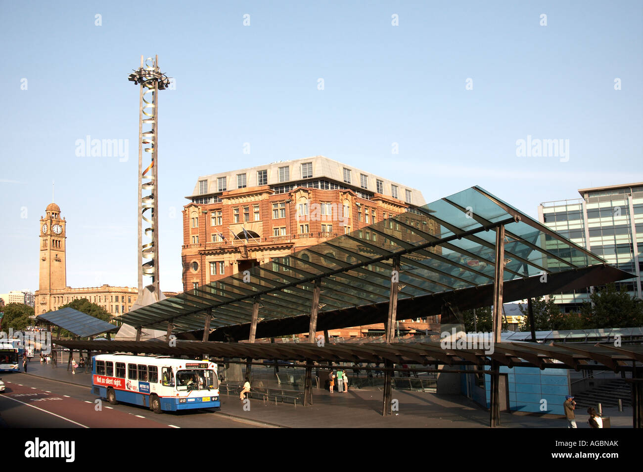 George St Central Station bus shelter and covered walkway in Sydney New ...