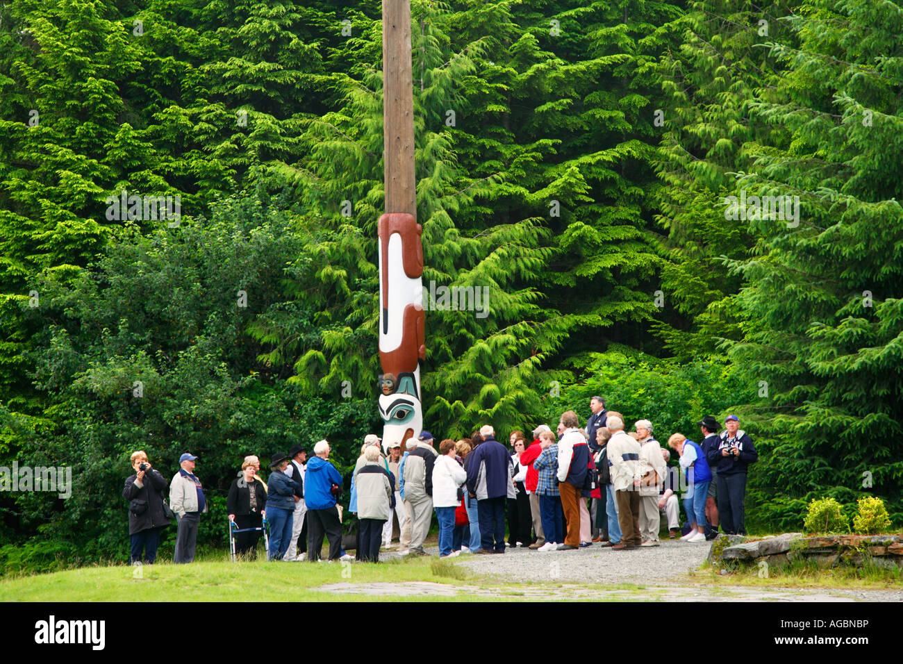Saxman Totem Park Ketchikan Alaska Stock Photo - Alamy