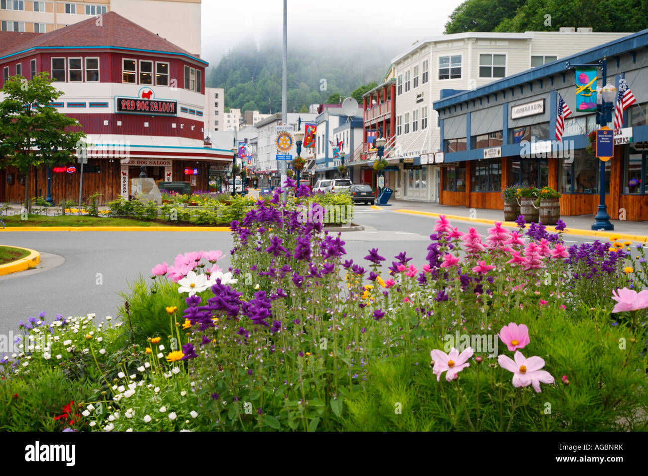 Downtown Juneau Alaska Stock Photo - Alamy