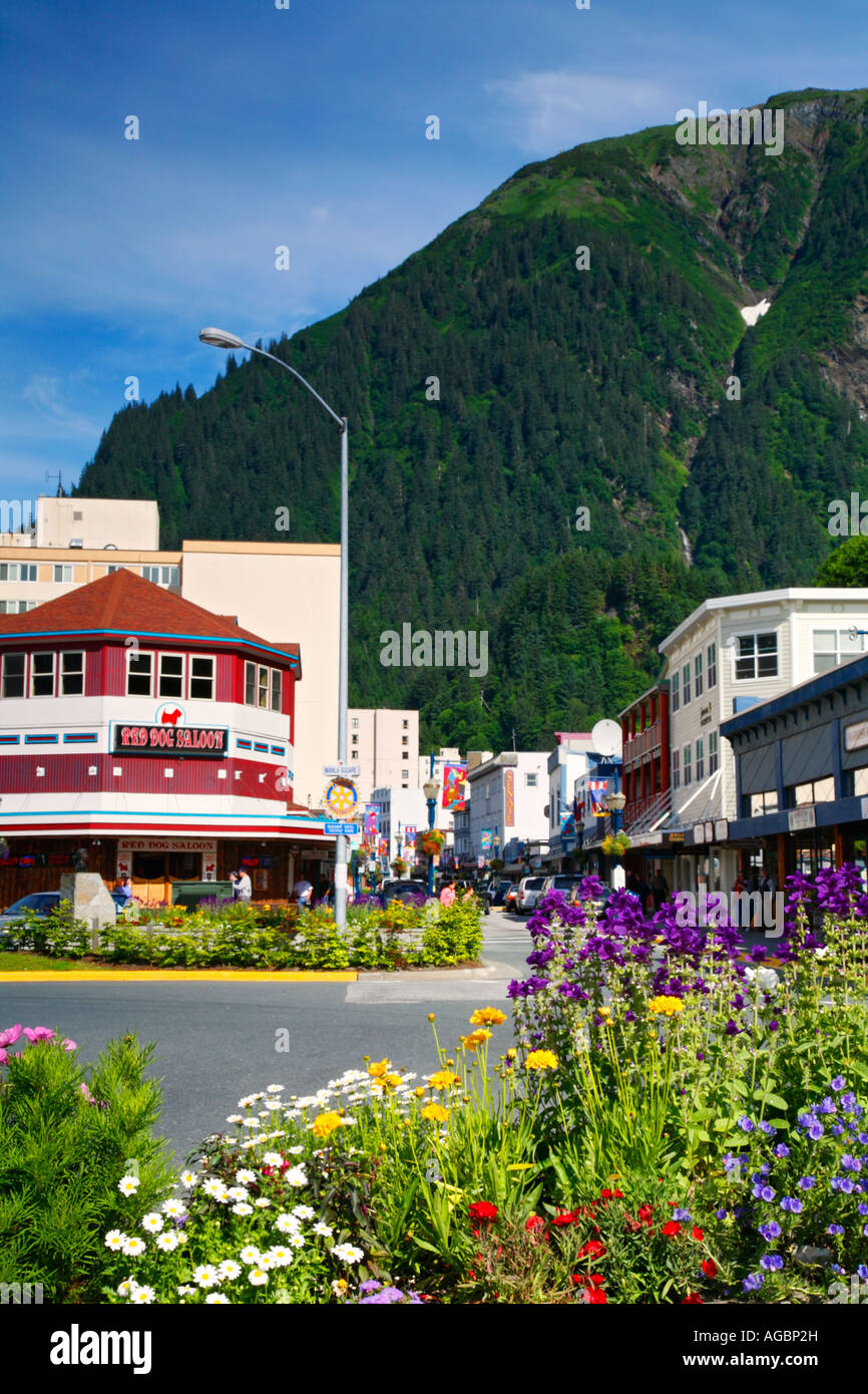 Downtown Juneau Alaska Stock Photo - Alamy