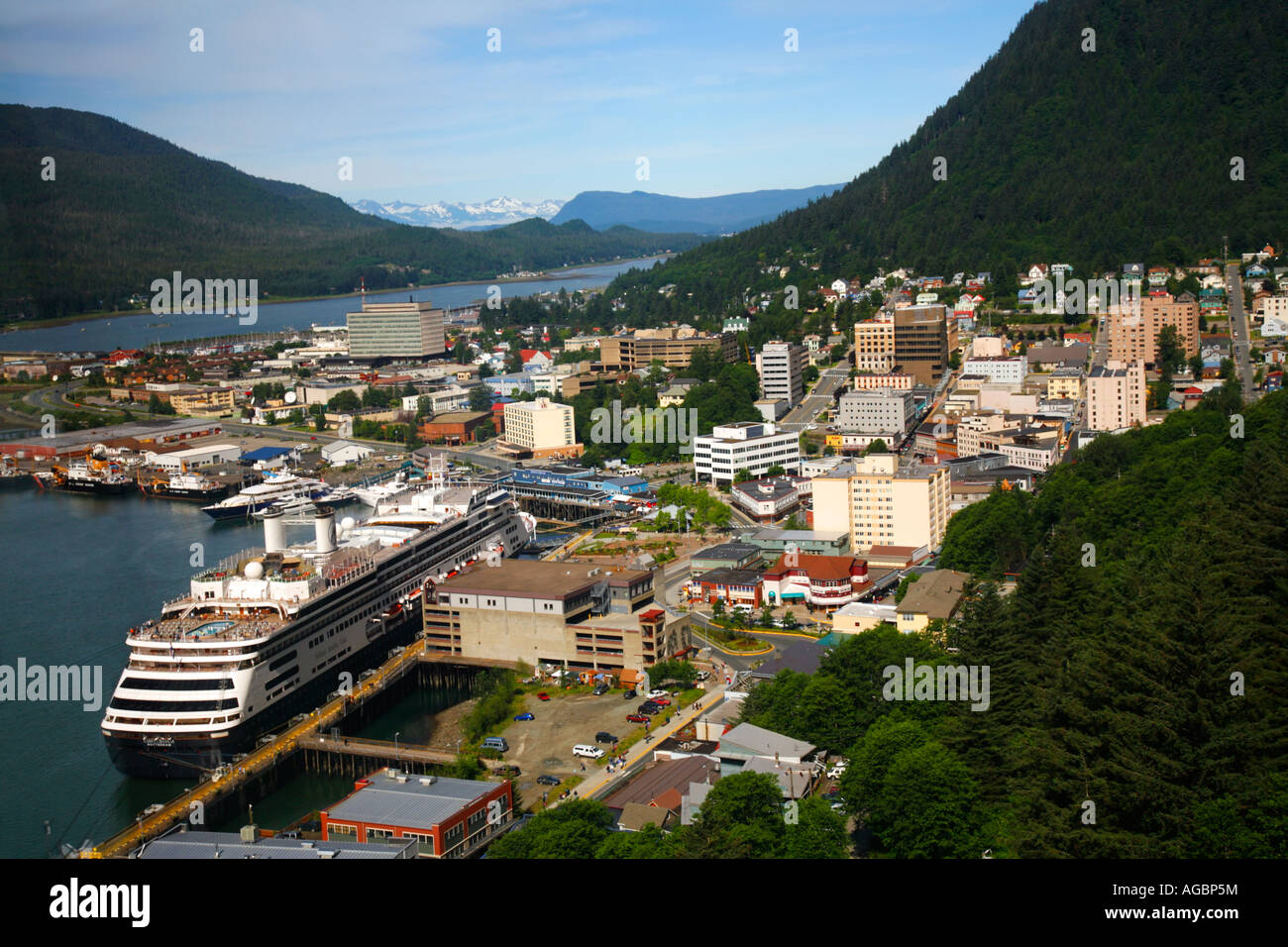 Downtown Juneau Alaska Stock Photo - Alamy