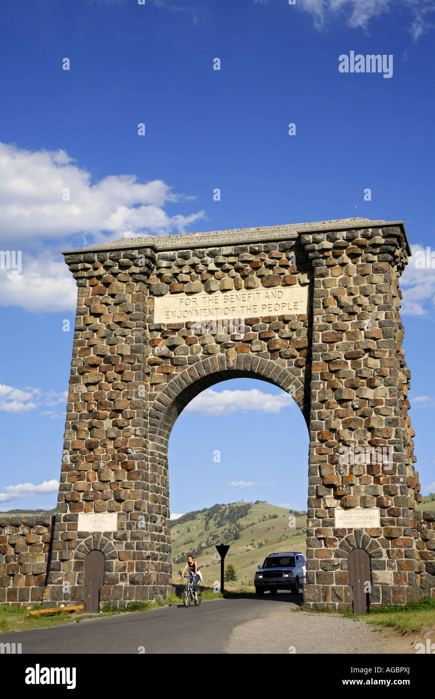 Entrance sign arches national park hi-res stock photography and images ...