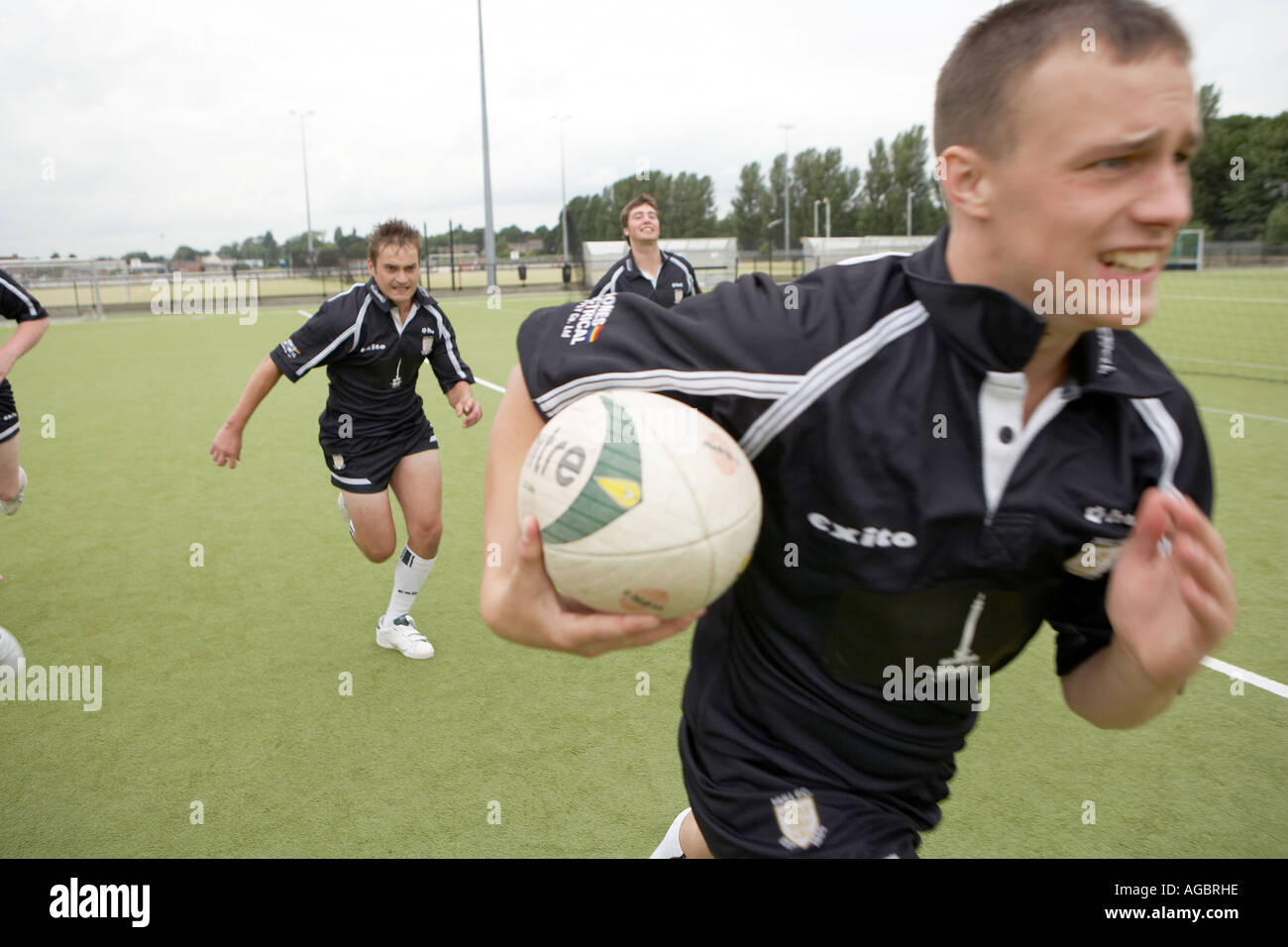 Weekend rugby game young people hi-res stock photography and images - Alamy