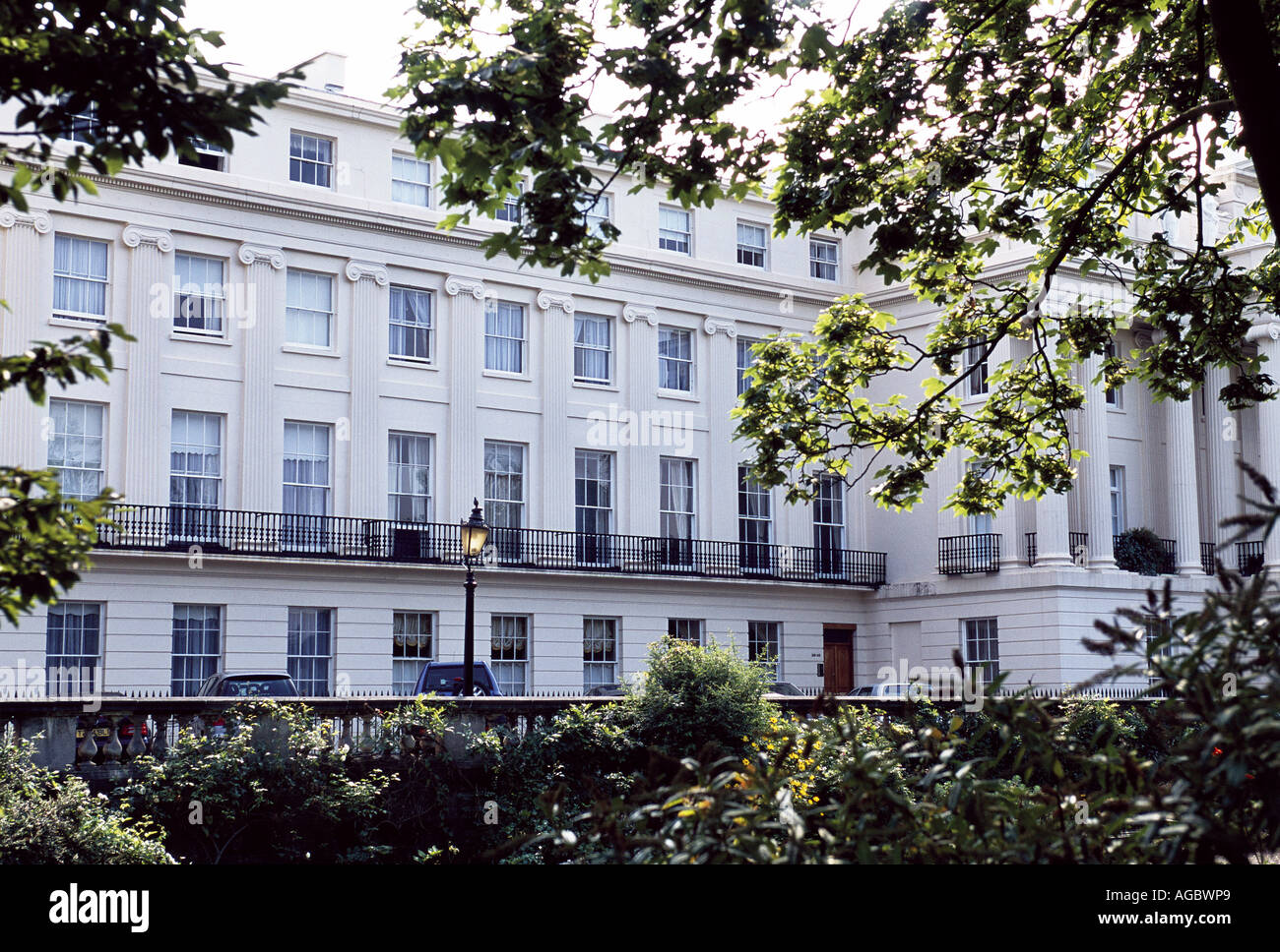Architecture Around Regents Park London Stock Photo Alamy