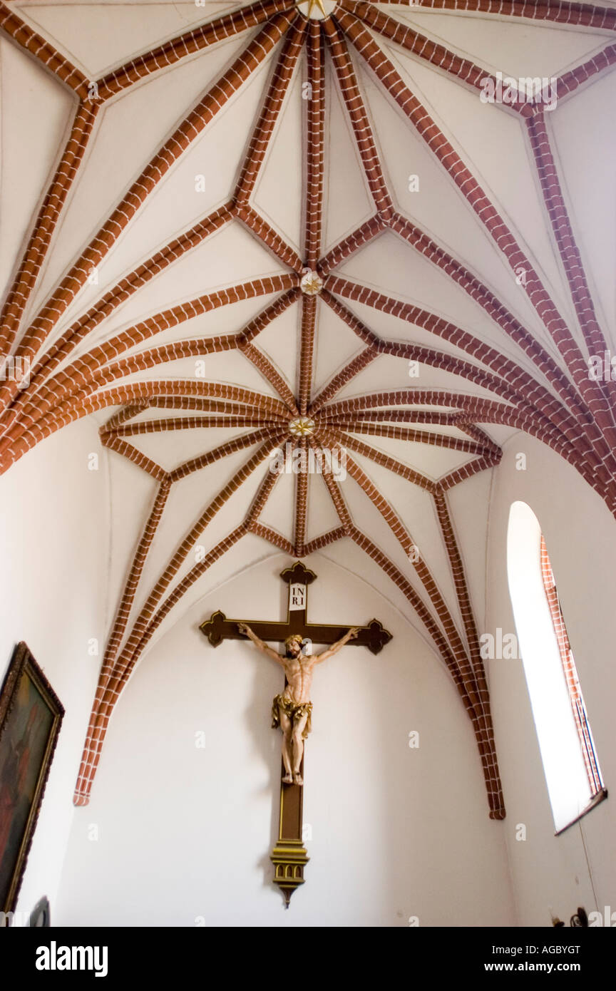 Star vault ceilings and Crucifix in chapel of St Peter and Paul ...