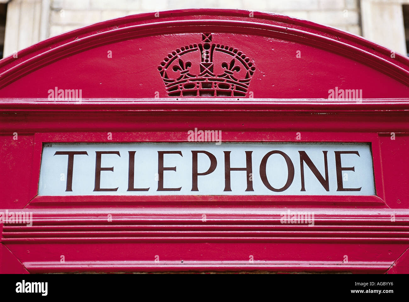 Classic red telephone box London Stock Photo - Alamy