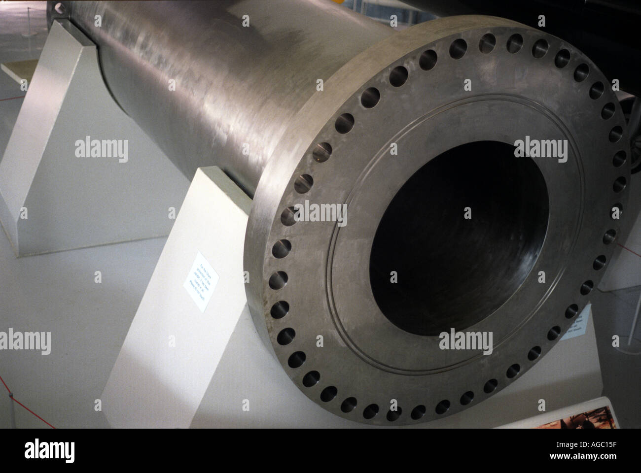 Part of the Iraqi supergun built for Saddam Hussein Stock Photo - Alamy