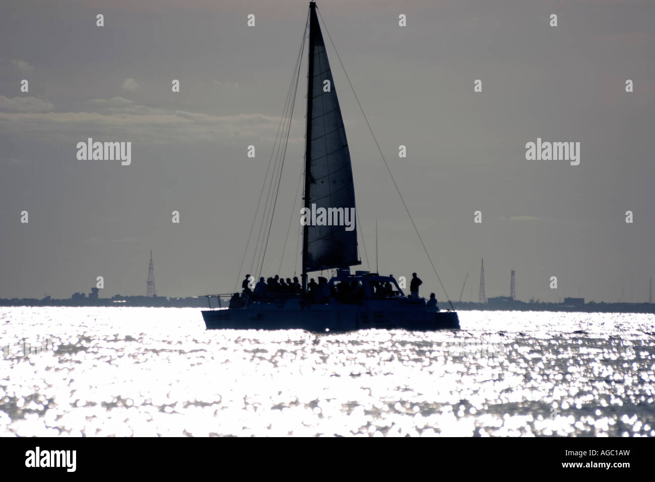Isla Mujeres coastal scene Stock Photo - Alamy