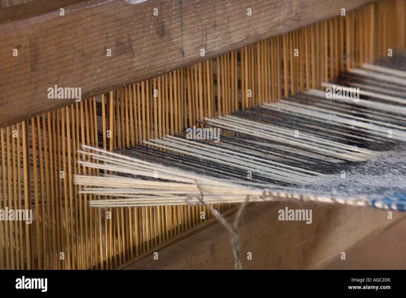 Hand loom at Rancho de las Golondrinas a Spanish colonial homestead ...