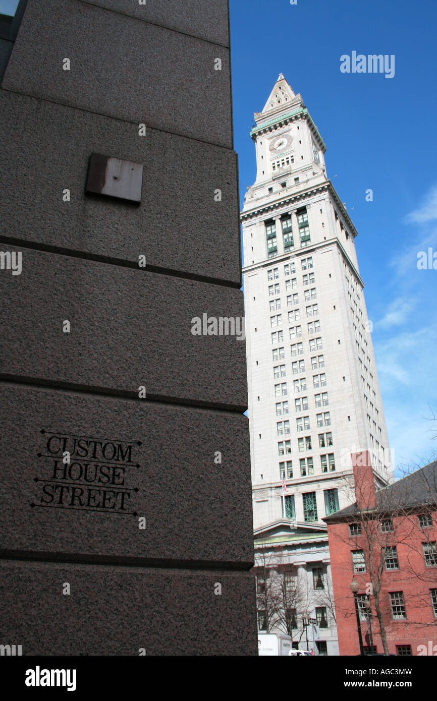 Custom House, Boston Stock Photo - Alamy