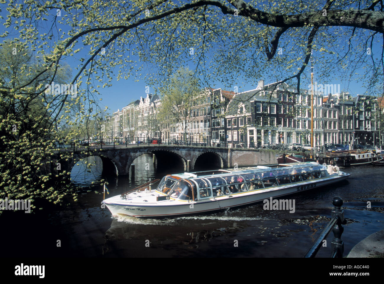 Amsterdam riverboat hi-res stock photography and images - Alamy