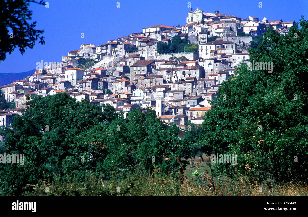 The hill top town of rivello hi-res stock photography and images - Alamy
