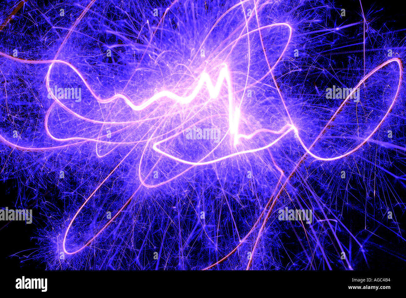 Blue sparkling hi-res stock photography and images - Alamy