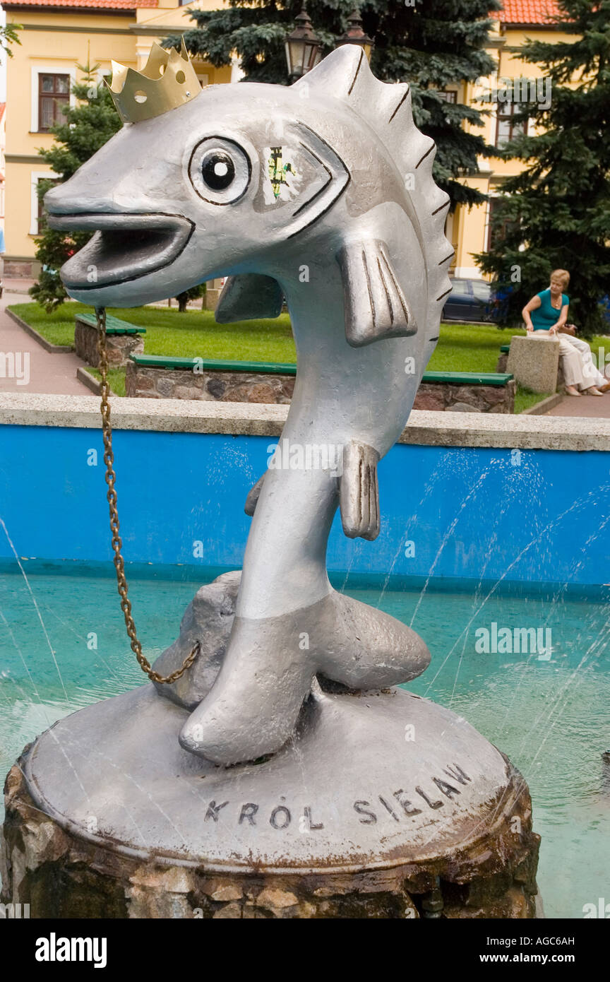 Fish King of European whitefish Coregonus lavaretus - water fountain in ...
