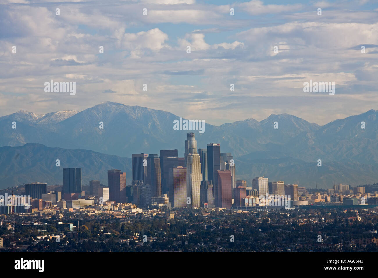 Los Angeles Skyline California United States of America Stock Photo - Alamy