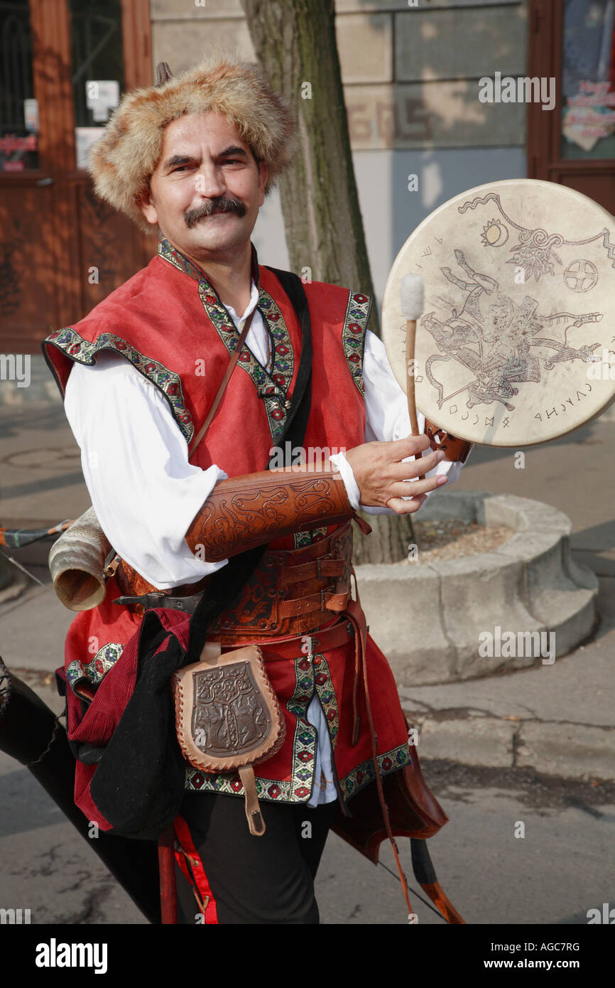 Hungary Debrecen Floral Carnival festival folklore people Stock Photo ...